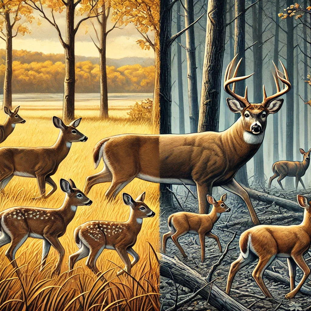 Doe vs. Buck Behavior: How They Move and React Differently - Monster ...